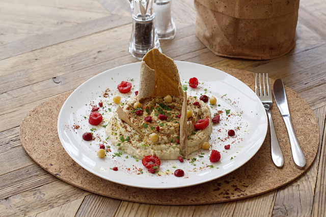 Pure.Food concept and Vegetarian Restaurant with plant-based food in ...